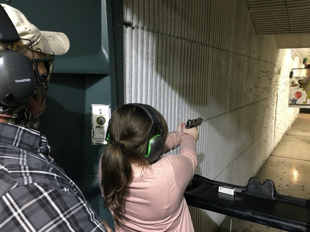 We visit the firing range at the Wild West Shooting Centre